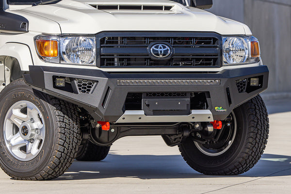 Ironman 4x4 Raid Bull bar for Landcruiser 70 Series – Melton 4WD