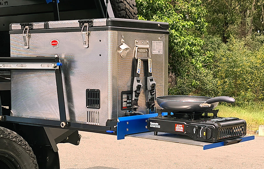 MSA 4x4 DS60 Fridge Drop Slide with Table – Melton 4WD